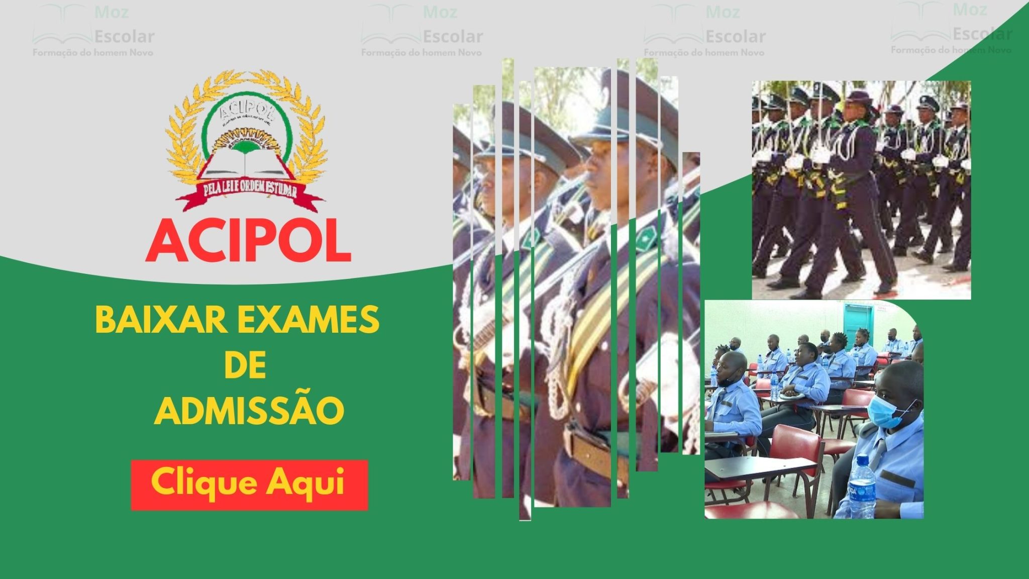 Baixar Exames de Admissão da ACIPOL pdf. - MozEscolar